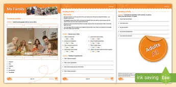 Families for ESL | twinkl.com.au