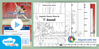 'l' sound Phase 4b - Stage 5/6 Phonics - Linguistic Phonics - Resources