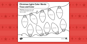 Trace and Color Activities | twinkl.com