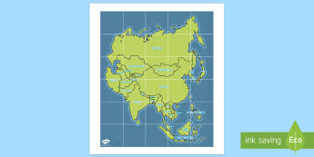 Asia Maps and Plans - Around the World - KS2 - Twinkl
