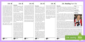 Literature Fact File • Twinkl.com.au