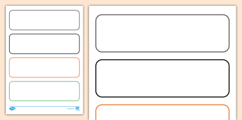 Classroom Tray Labels | twinkl.com.au