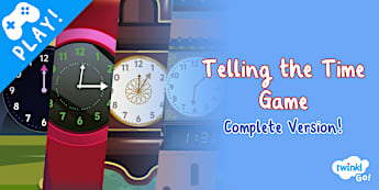 KS2 Telling the Time Primary Resources - Twinkl