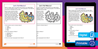 Mexico Worksheets | twinkl.com