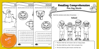 EAL Reading Comprehension | Key Word EAL Reading Support