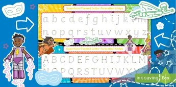 Superhero Handwriting Activities | twinkl.co.uk