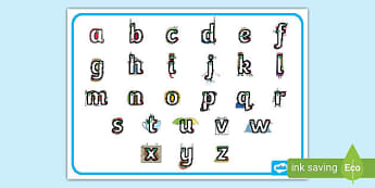 Lower Case Letter Formation Early Years - Twinkl