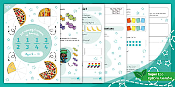 Year 2 Fractions Activity Sheets | Twinkl Parents 5-11