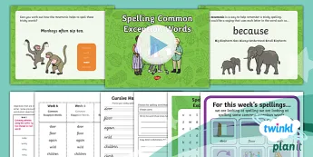 Common Exception Words Year 2 • Twinkl.ca