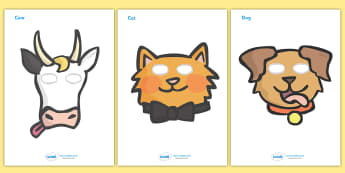 Nursery Rhymes Role Play Masks Primary Resources, nursery rhymes