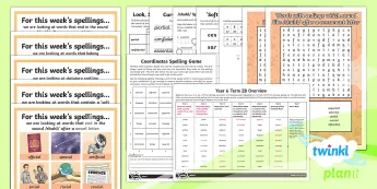 Spelling Year 6 • Twinkl.ca