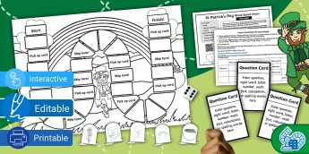 St. Patrick's Day Board Game • Twinkl.co.uk