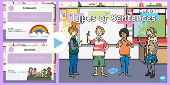 Command Sentences – Key Stage 1 Resources – Sentence Types