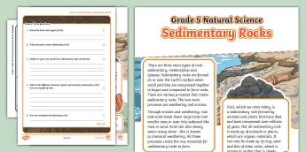 Sedimentary Rock Drawing | Twinkl