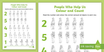 People Who Help Us Maths Primary Resources, Numeracy, Primary