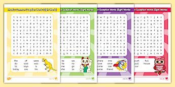Phonics Common Exception Words | twinkl.com.au