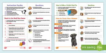 Writing Instructions | Instruction Examples | KS2 Resources