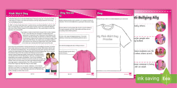 Pink Shirt Day - Twinkl
