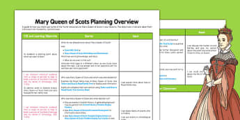 Mary Queen of Scots Activities - Learning Materials - Twinkl