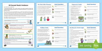 KS1 60 Second Reads [Teacher-Made Reading Primary Resources]
