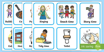 Classroom Routine Display Resources for the Early Years