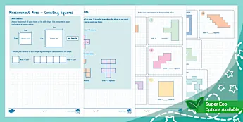 Counting Squares Areas | twinkl.com.au