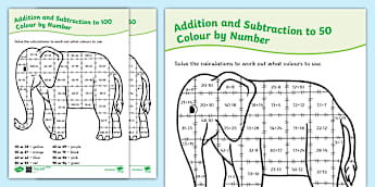 100+ Year 1 and Year 2 Addition Worksheets - KS1 Maths Resources