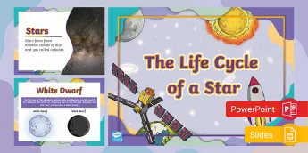 Star Life Cycles | twinkl.com
