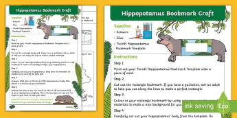 Hippopotamus Activities | twinkl.co.uk