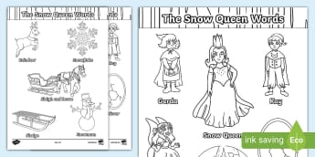 Activities, Games and Worksheets - The Snow Queen - Twinkl