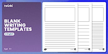 Writing Frames and Templates | Activities and Worksheets
