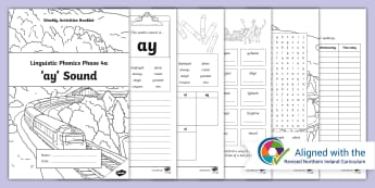 'ay' sound Phase 4a - Stage 5/6 Phonics - Linguistic Phonics - Resources