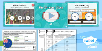 AM and PM Time Resources for Teaching Years 3 and 4 Students