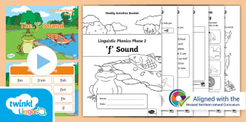 'f' Sound Phase 2 - Stage 5/6 Phonics - Linguistic Phonics - Resources