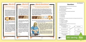 Alice in Wonderland Activities - KS2 Resources - Twinkl
