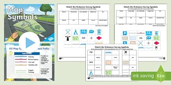 Geography Map Symbols | twinkl.co.uk