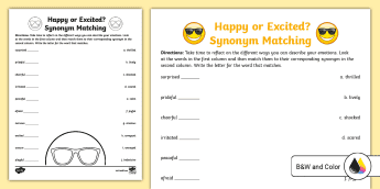 3rd Grade Emotions Worksheets | twinkl.com