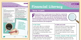 Financial Literacy Skills | twinkl.ca