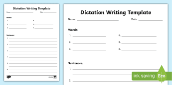 Dictation Activities | twinkl.co.uk