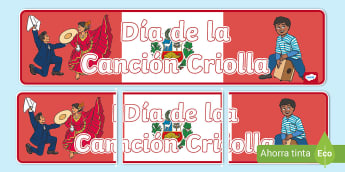 Actividades por el Día de la Canción Criolla para niños