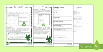 Earth Day Reading Passages | twinkl.com