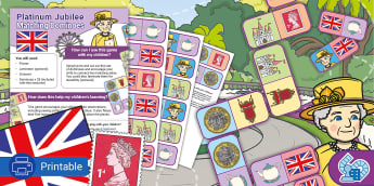 Printable Jubilee Games - Jubilee Board Games - - Twinkl