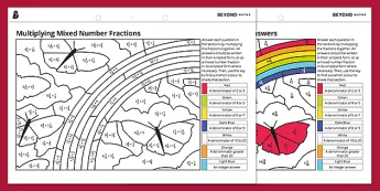 Mathematics Colour By Number • Twinkl.com.au