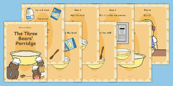 KS1 Goldilocks and the Three Bears Worksheets and Activities