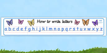 Alphabet Display EYFS - Alphabet Pages for Preschool