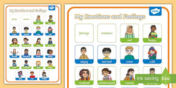 KS1 Feelings Display Materials | My Emotions and Feelings