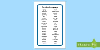 What is Emotive Language? - Twinkl Teaching Wiki