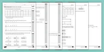 Mathematics Assessment Sheet • Twinkl.com.au