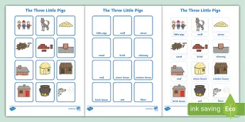 The Three Little Pigs Vocabulary | twinkl.com.au