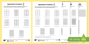 Equivalent Fractions - KS1 (Year 1 & 2) Maths Resources